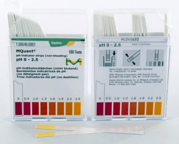 Merck MQuant® pH-indicator strips pH 0 – 2.5 – Lab Supplier, Lab Supplier Malaysia, Tay Scientific